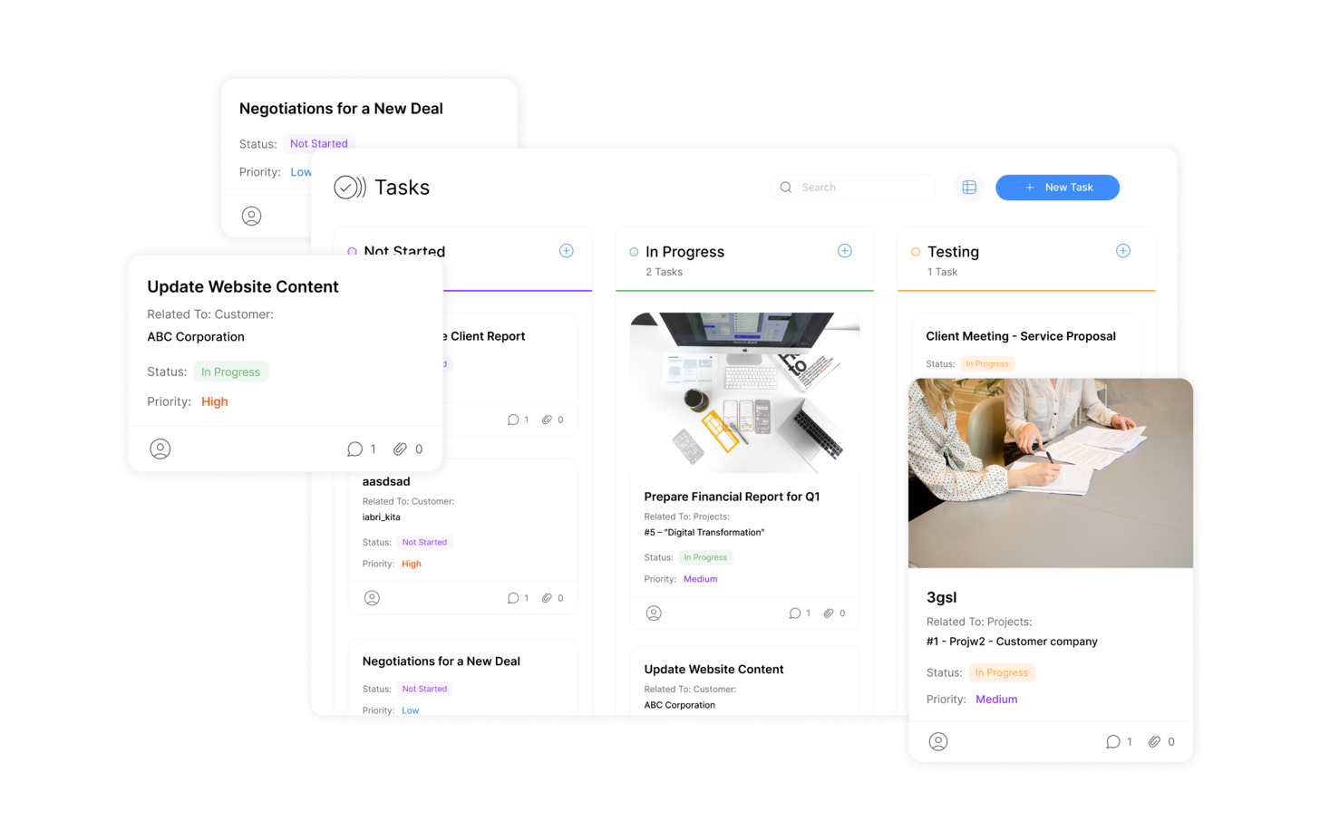 Task Management Kanban Software: Streamline Your Workflow | ClearCRM